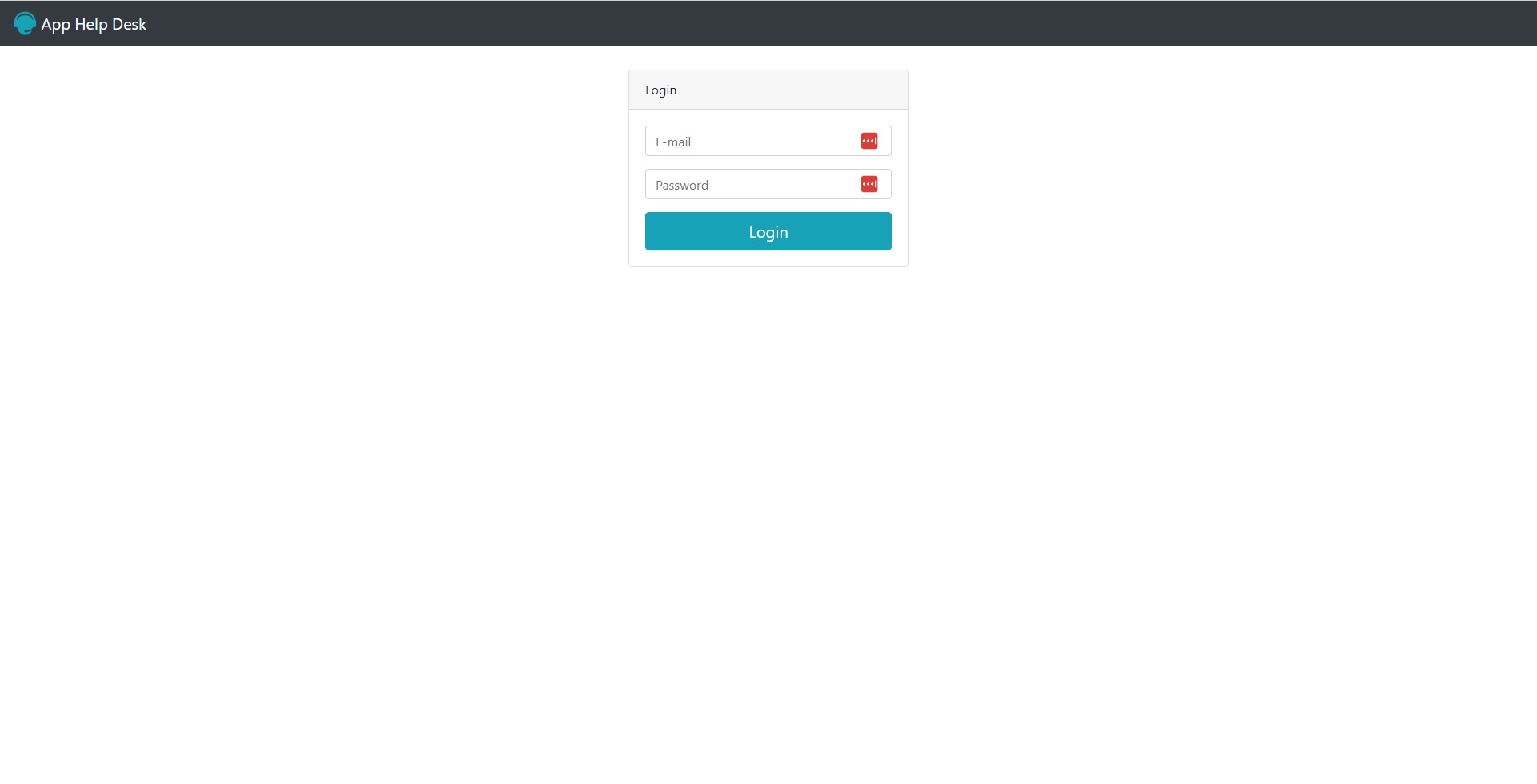 App Help Desk screenshot